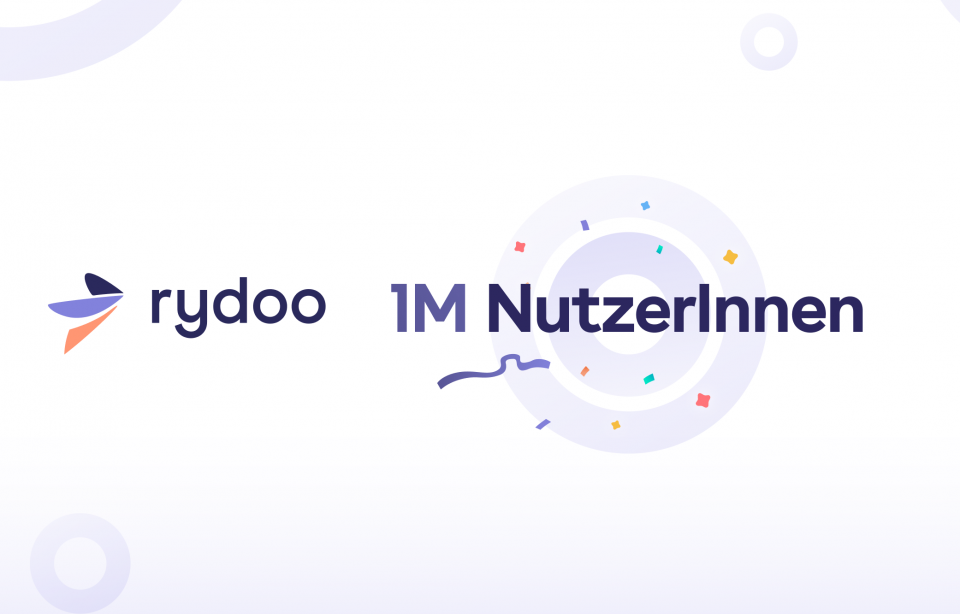 Rydoo feiert Meilenstein von 1 Million Nutzern mit Launch neuer App