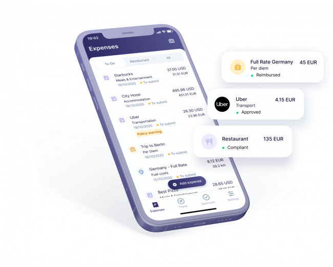 Mobile Expense App
