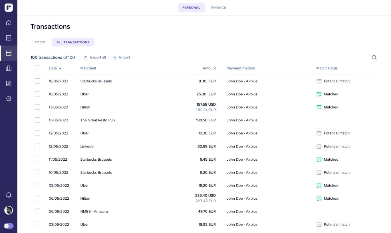 Airplus integrates with Rydoo