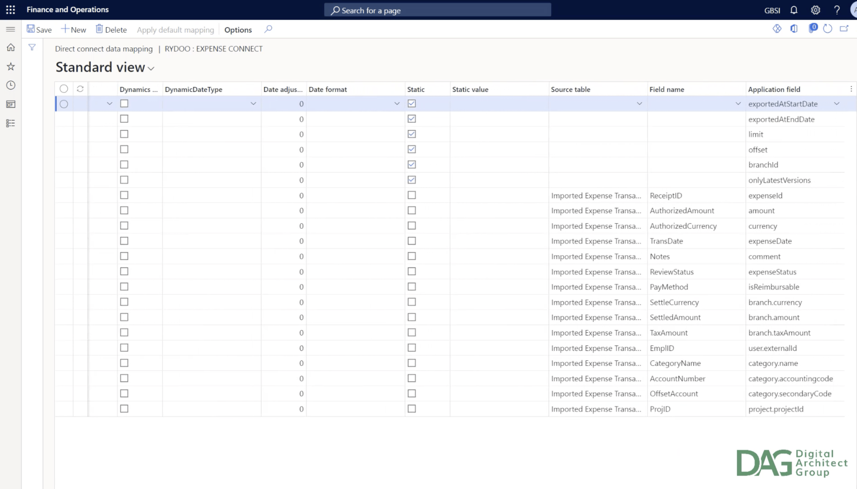 Microsoft Dynamics 365 Finance & Operations integrates with Rydoo