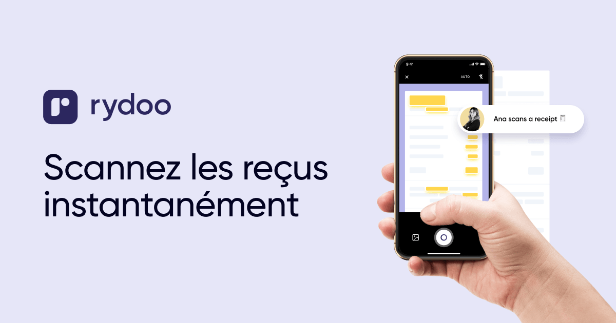 Scan de reçus | Scannez les justificatifs en 3 secondes