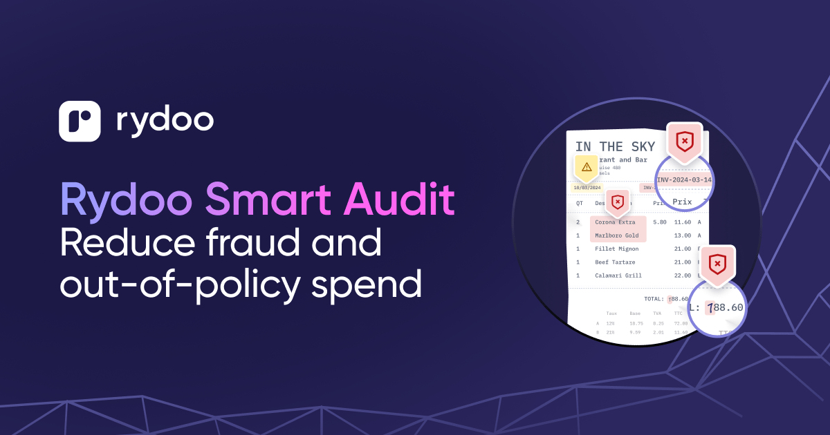 Rydoo Smart Audit | AI-Powered Expense Monitoring