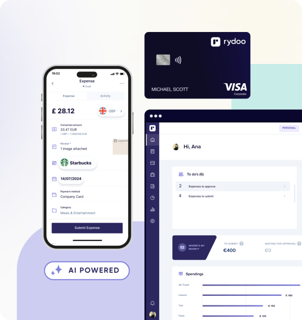 Modernise your expense process and forget reports with Rydoo